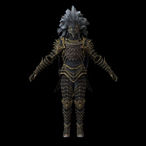 Maliketh Full Wearable Armor With Helmet 3D Model STL - Etsy