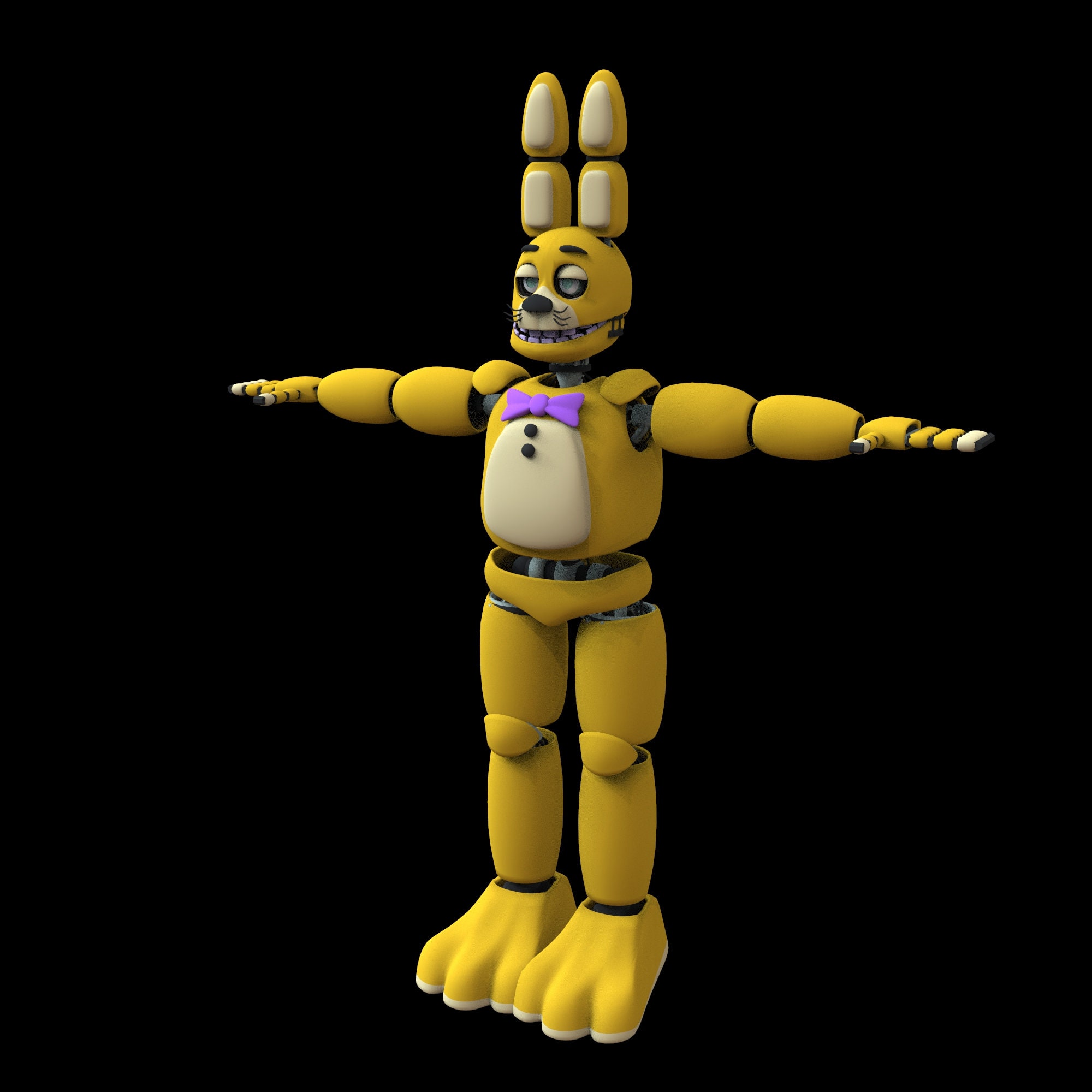 FNAF Springbonnie Full Body Wearable Armor With Head 3D Model - Etsy Canada