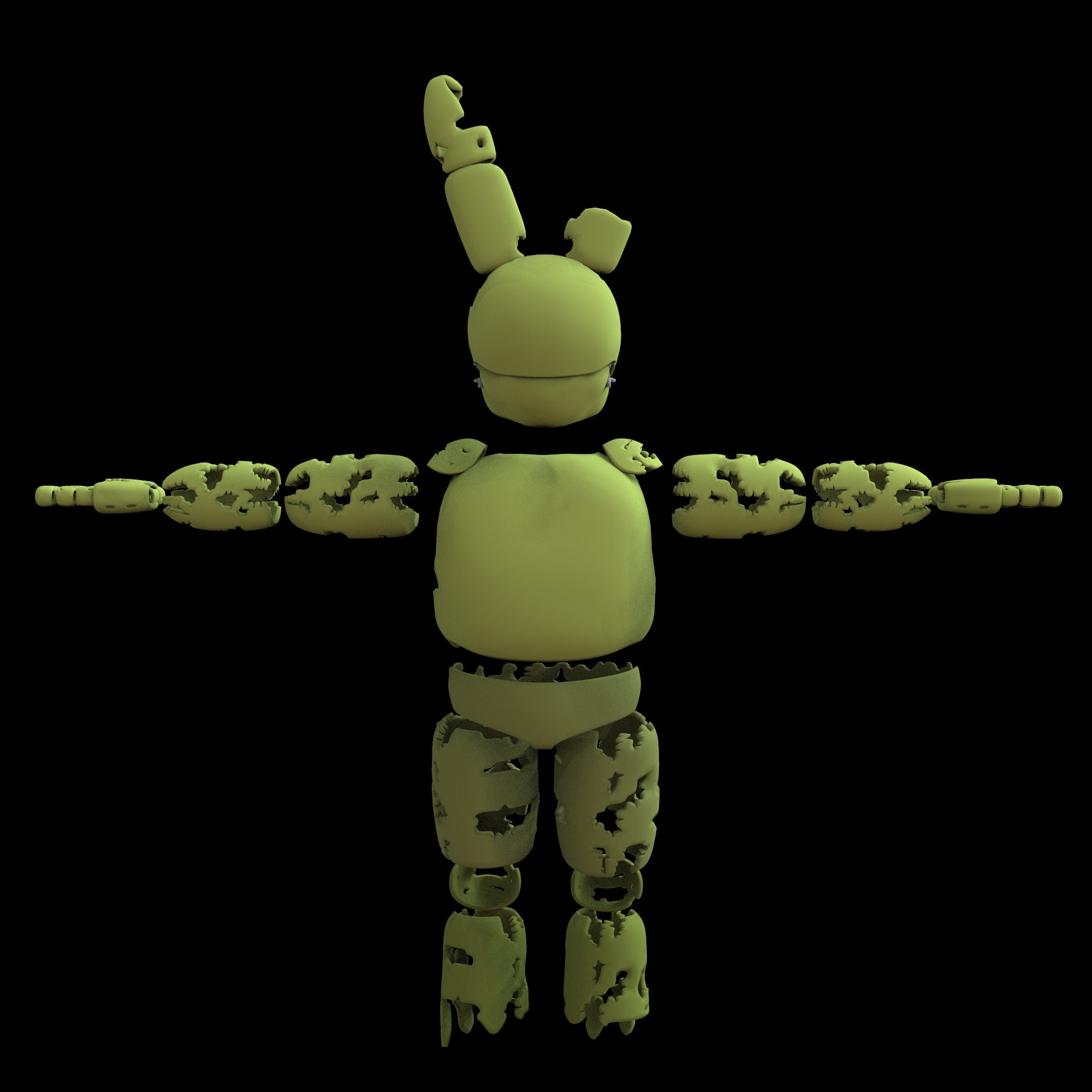 FNAF Springtrap Full Body Wearable Armor With Head 3D Model - Etsy Ireland