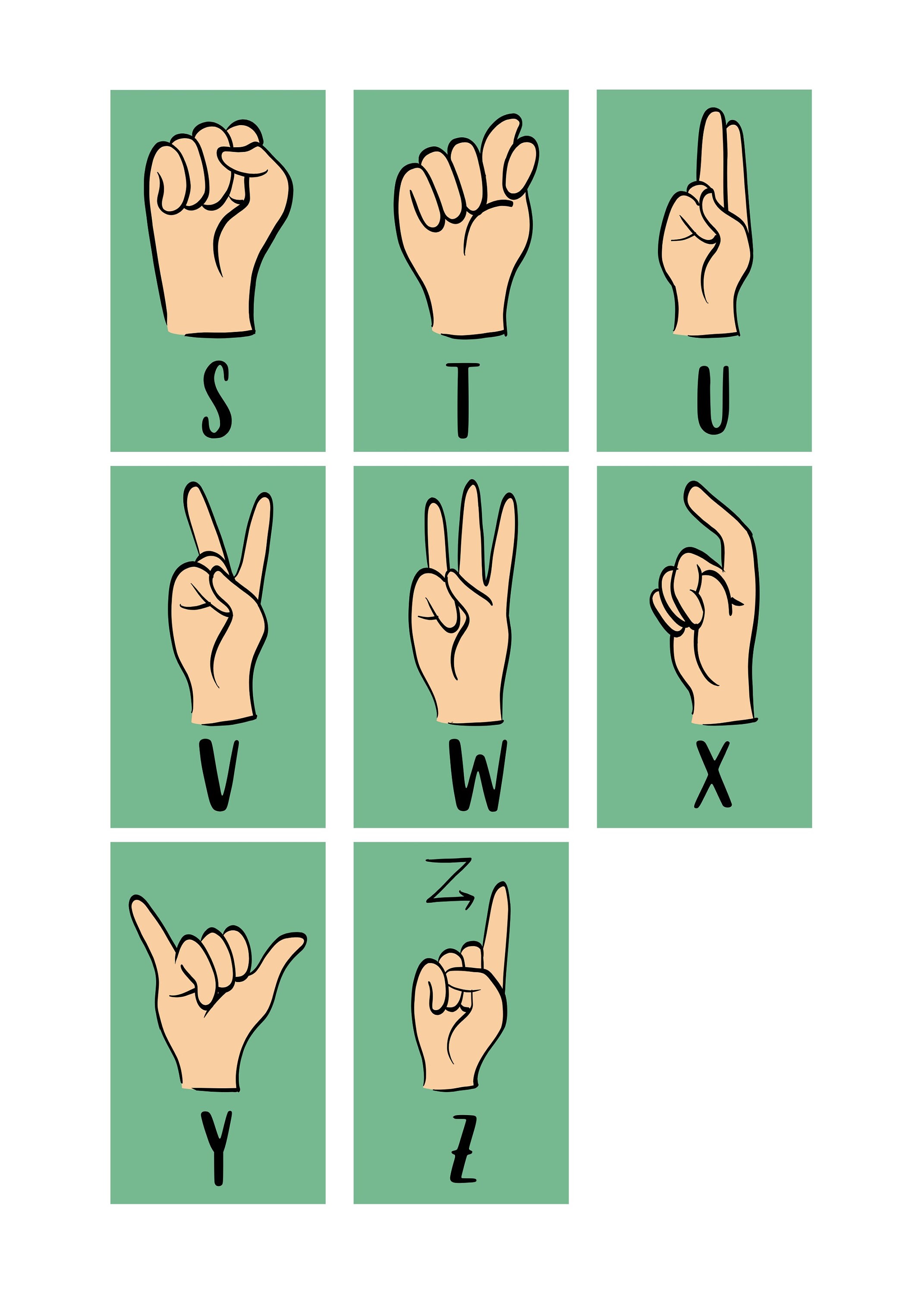 ASL Sign Language Card Game - Etsy