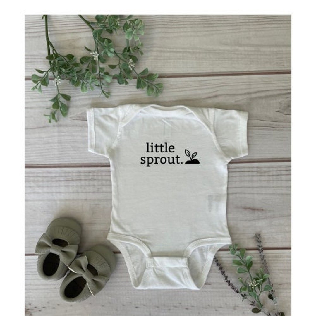 Little Sprout Baby Onesie Plant Baby Outfit Plant Lover Cute Baby ...
