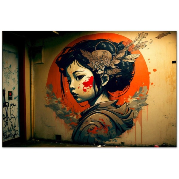 Japanese Graffiti Art - Etsy