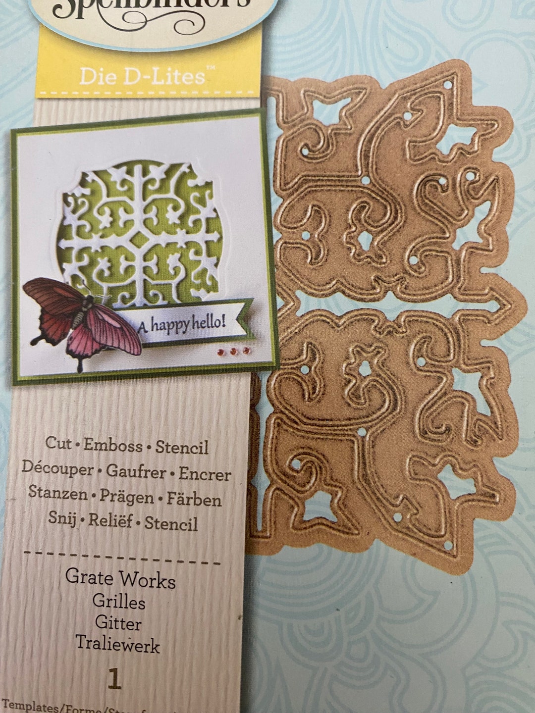 Brand New Spellbinders grate Works Die - Etsy