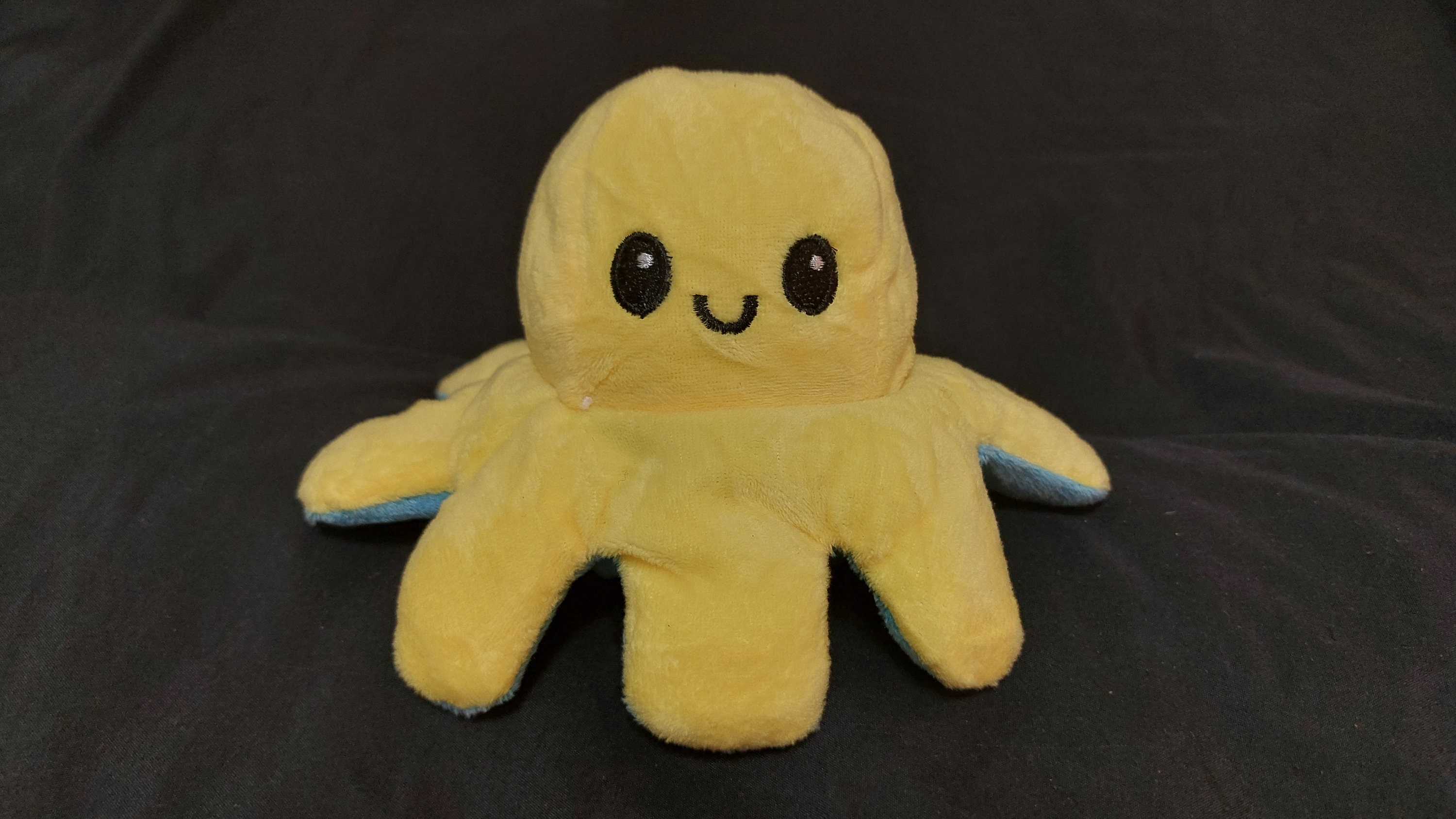 Cute Octopus Plush Toy Reversible Happy Sad Mood Gift Idea Children ...