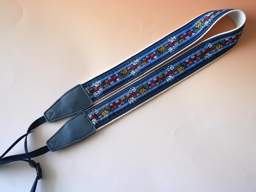 Embroidery Camera Strap, Handcrafted DSLR Strap, Camera Neck Strap ...