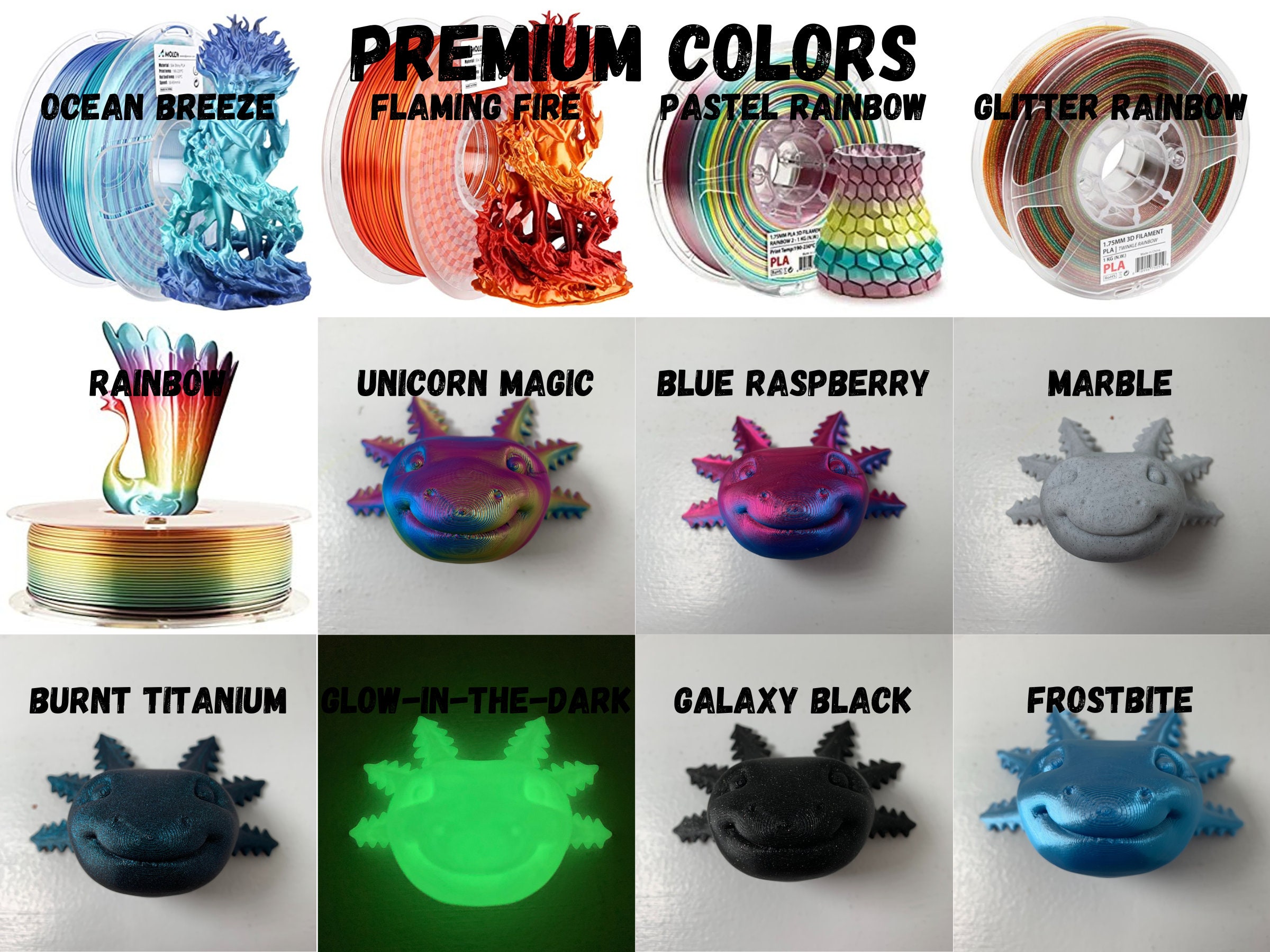 Fidget Marlin, 3D Printed Articulating Marlin Fish Flexi Fidget Toy for ...