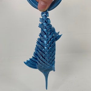 Fidget Marlin, 3D Printed Articulating Marlin Fish Flexi Fidget Toy for ...