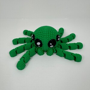 Halloween Spider Fidget Toy With Articulating Legs, 3D Printed Crochet ...
