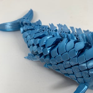 Fidget Marlin, 3D Printed Articulating Marlin Fish Flexi Fidget Toy for ...