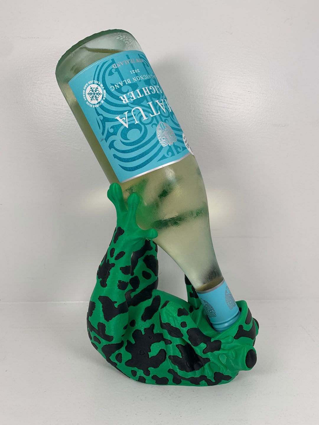 Frog Wine Holder, 3D Printed Wine Bottle Holder Housewarming Gift of ...