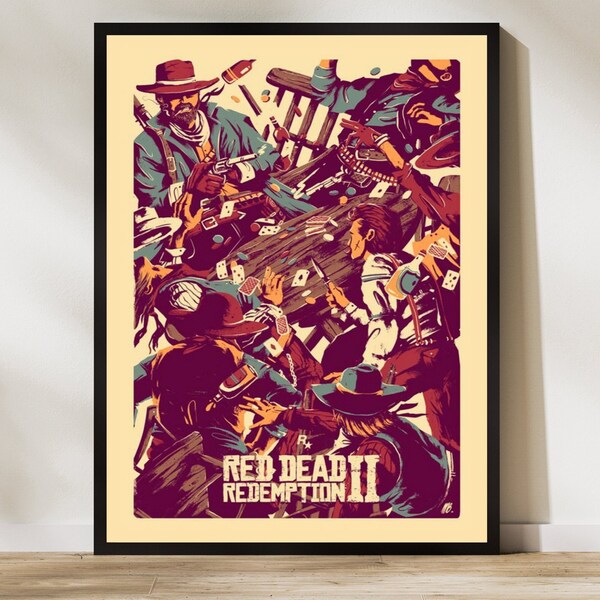 Red Dead Redemption 2 Poster - Etsy
