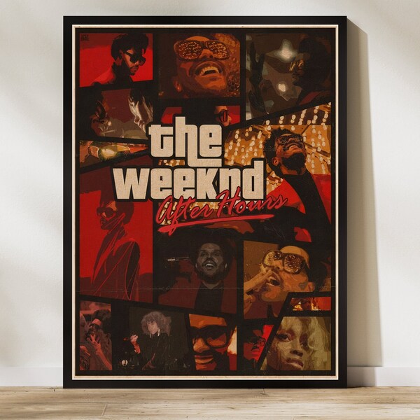 The Weeknd Poster - Shop Online - Etsy