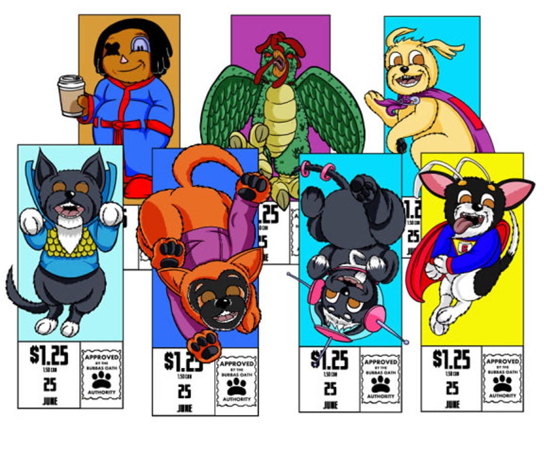 The Bubba Patrol Corner Box Sticker Set - Etsy