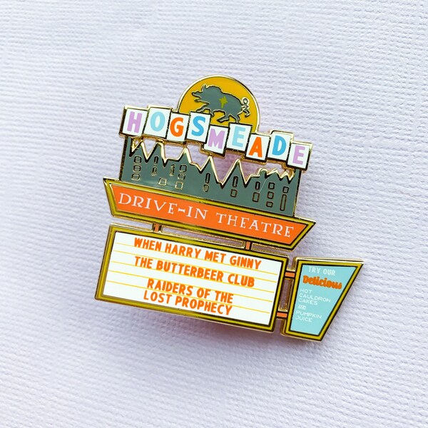 Theatre Enamel Pin - Etsy