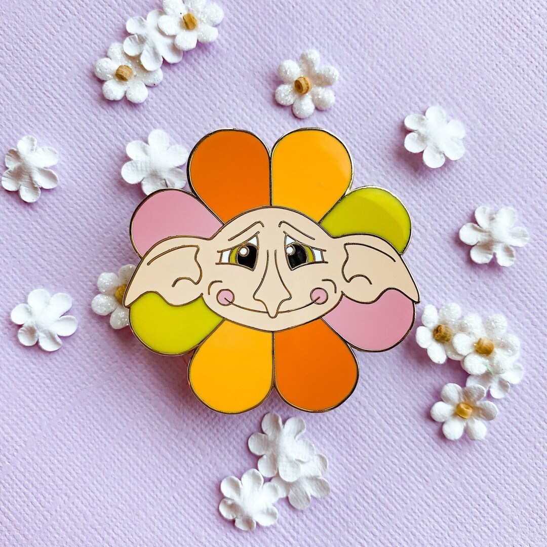 Groovy Free Elf Enamel Pin - Etsy