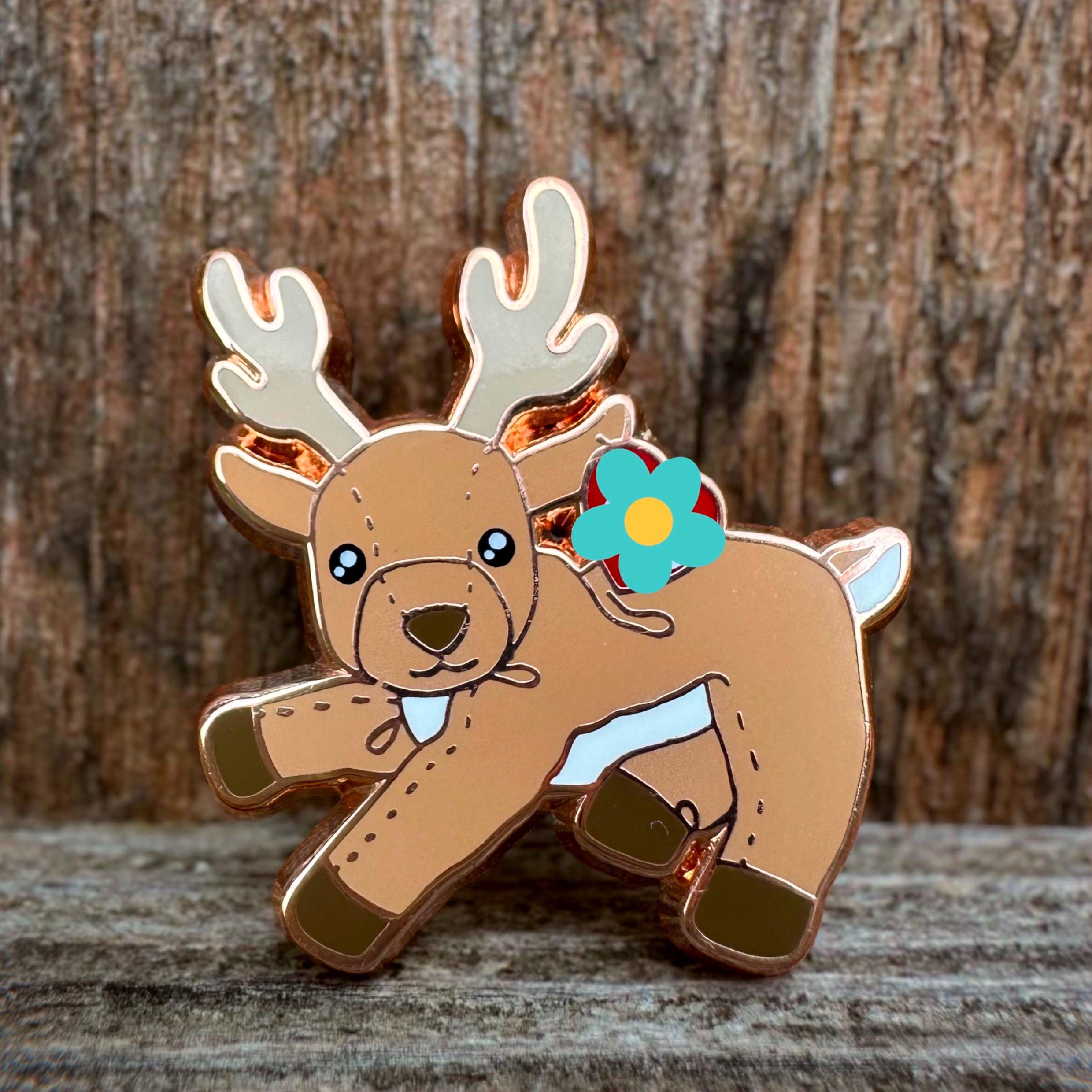 Prongs Plushie Enamel Pin - Etsy