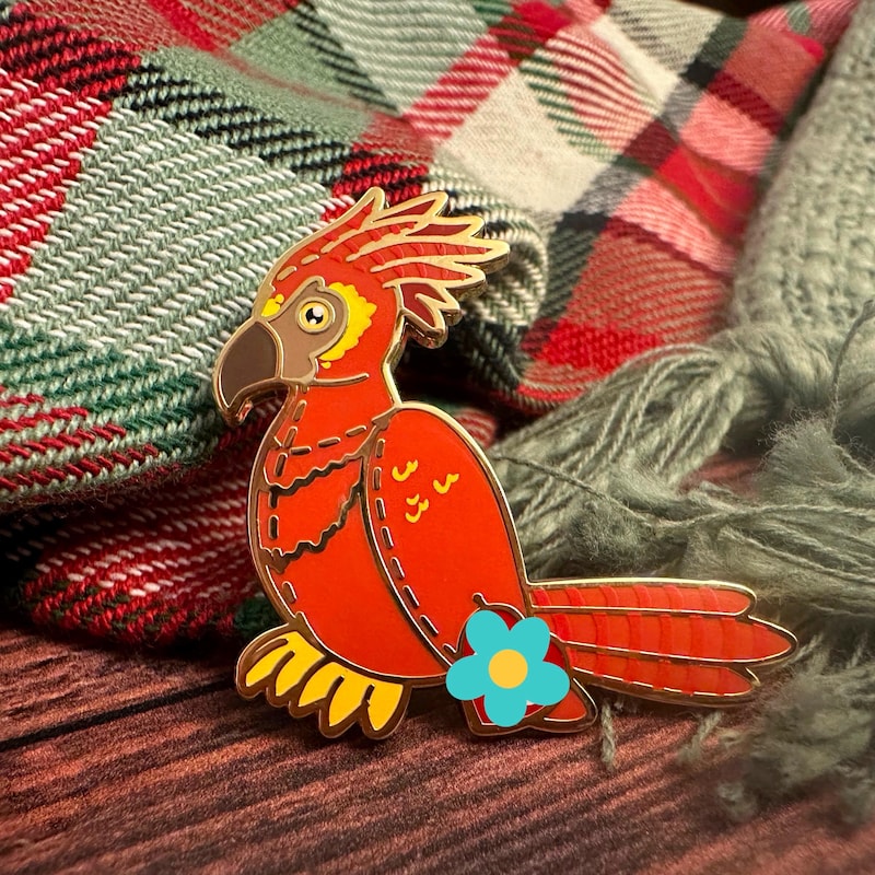 Phoenix Pin - Etsy