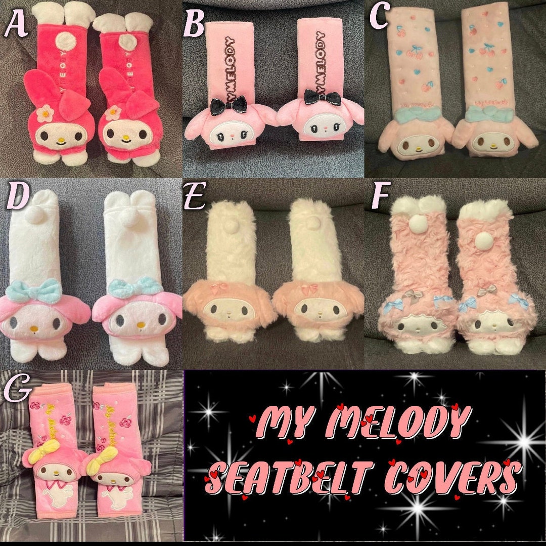 My Melody Seatbelt Covers - Etsy