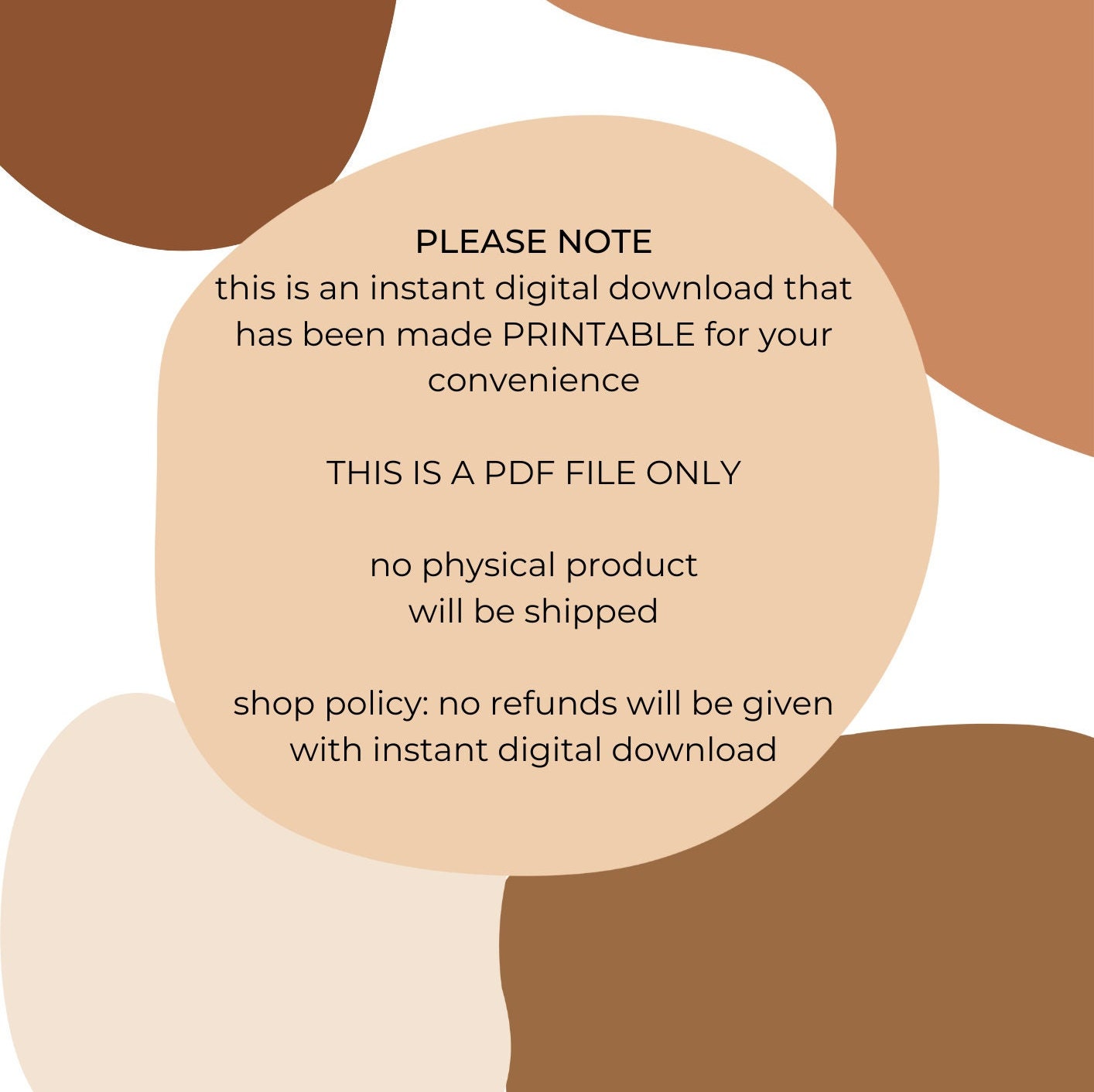 Weekly Planner Printable, PDF, Instant Download, A4/A5/A3/US Letter ...