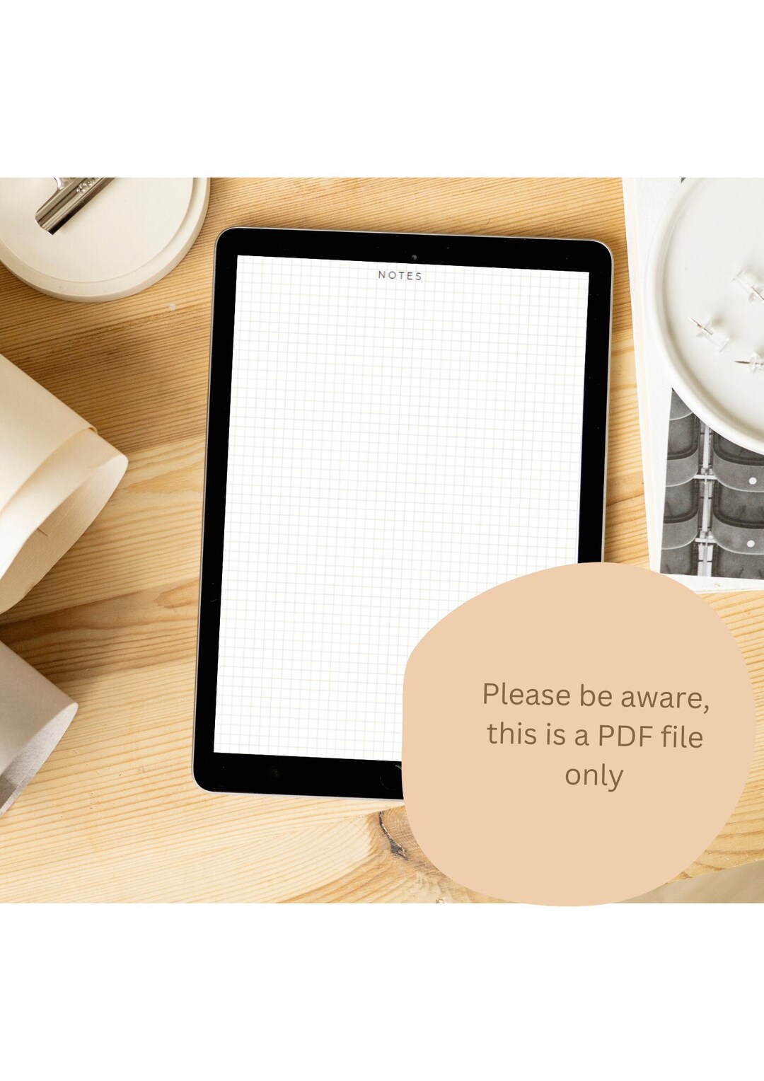 Digital and Printable Note Paper, A5/A4/A3 Us-letter, Digital Notes ...