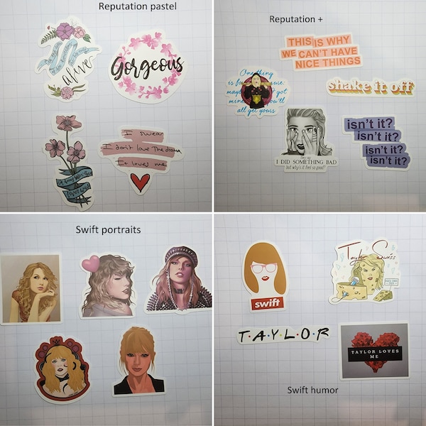 Taylors Swift Stickers - Etsy Australia