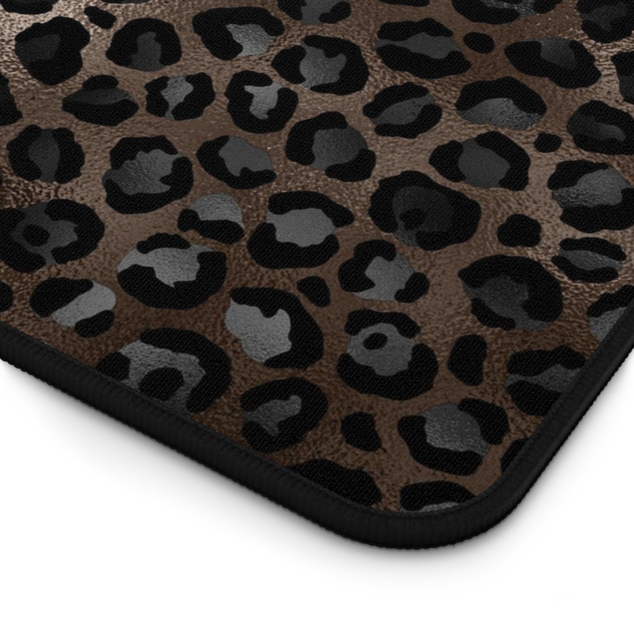 Leopard Desk Mat Aesthetic Custom Desk Mat Large Gaming Desk - Etsy