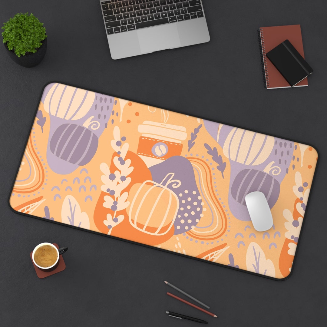 Abstract Fall Desk Mat Aesthetic Custom Desk Mat Large - Etsy