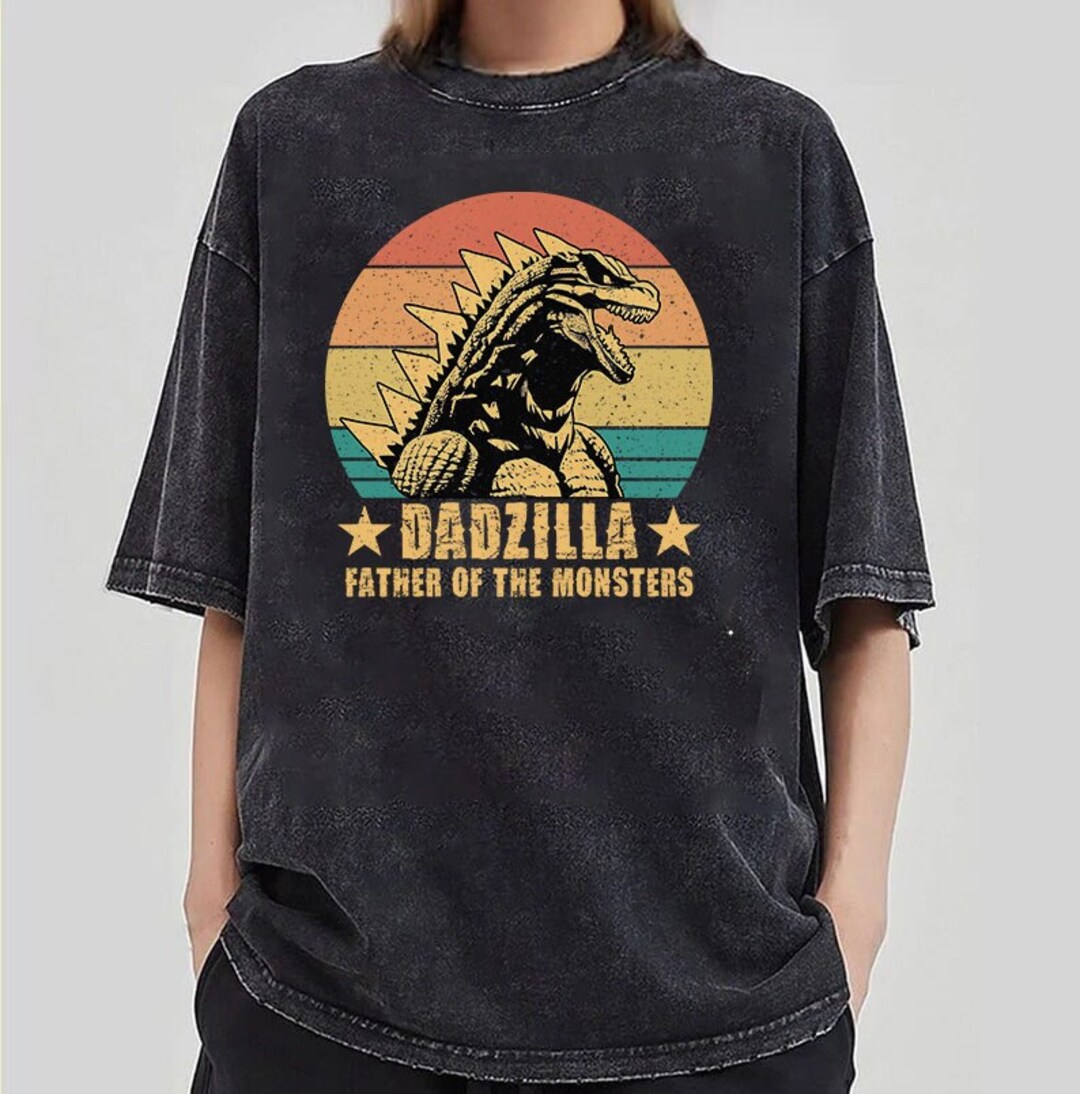 Comfort Colors® Dadzilla Father of the Monsters Shirt, Dad Shirt ...