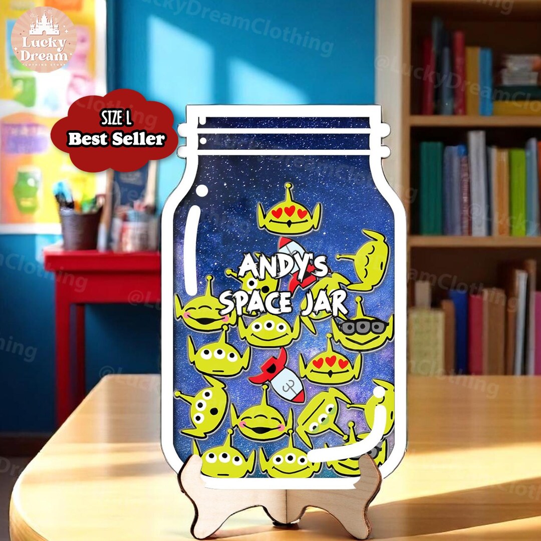 Personalized Toy Story Alien Reward Jar for Kids,back to School Gift ...
