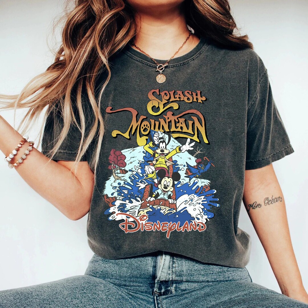 Retro Splash Mountain Mickey and Friends, Mickey Retro Water Ride Shirt ...
