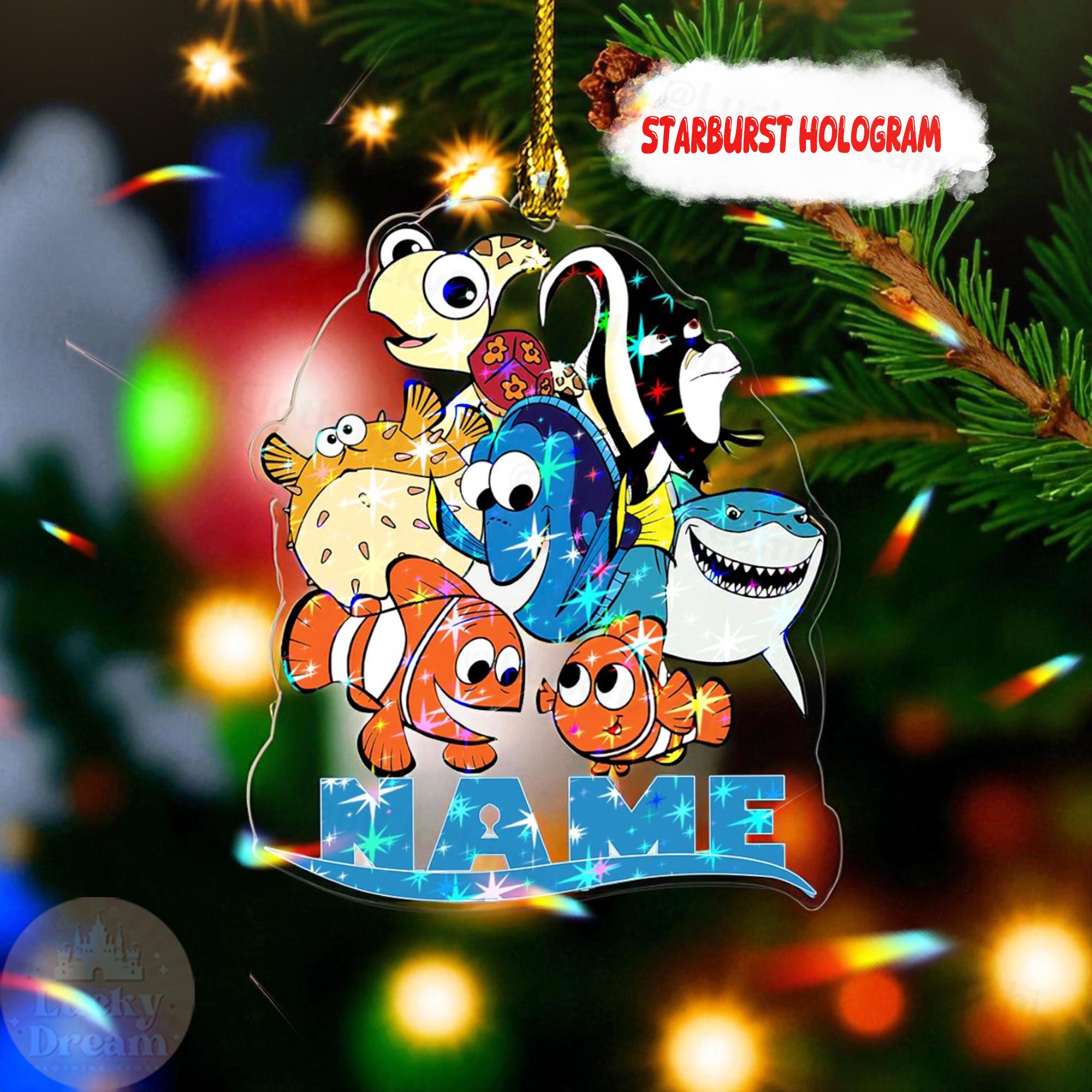 Personalized Finding Nemo Christmas Ornament 2025, Custom Dory ...