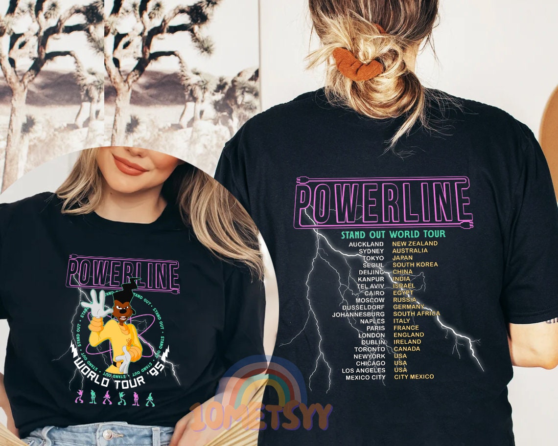 Disney A Goofy Movie Goofy Stand Out World Tour '95 Retro - Etsy México