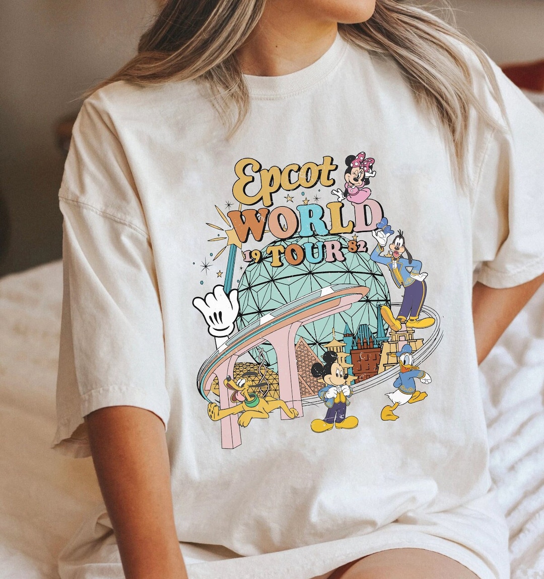 Disney Epcot Shirt, Vintage Epcot 1982 Shirt, Vintage Disney Shirt ...