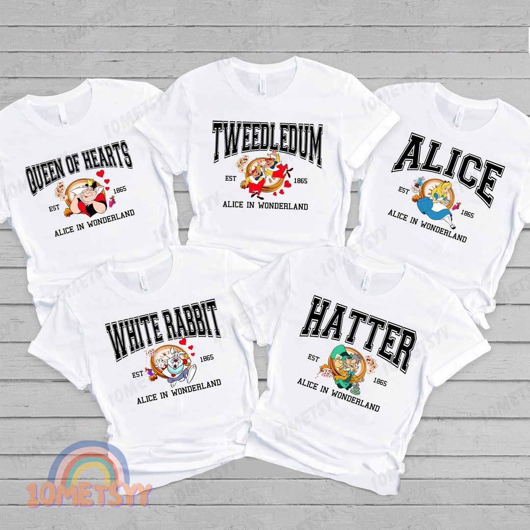 Disney Alice in Wonderland Personalized Shirt, Alice Disney Character ...