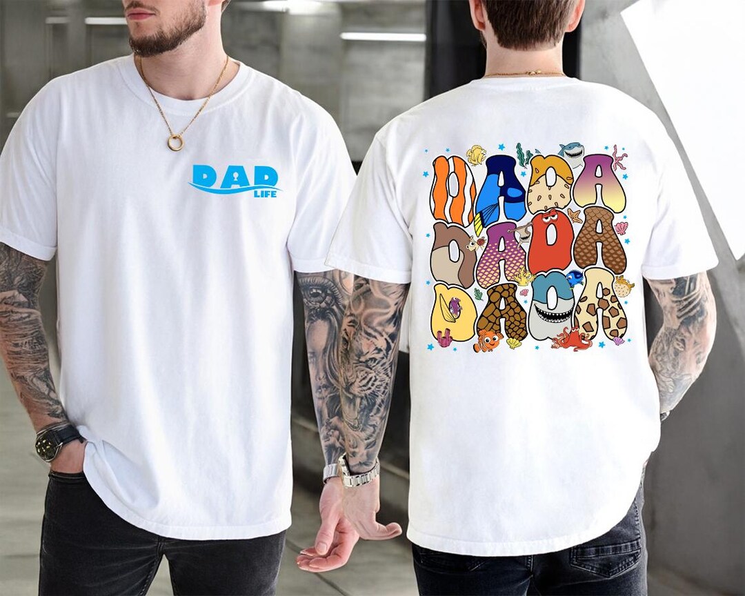 Mom Dad Finding Nemo Themed Shirt, Pixar Finding Nemo Family Matching ...