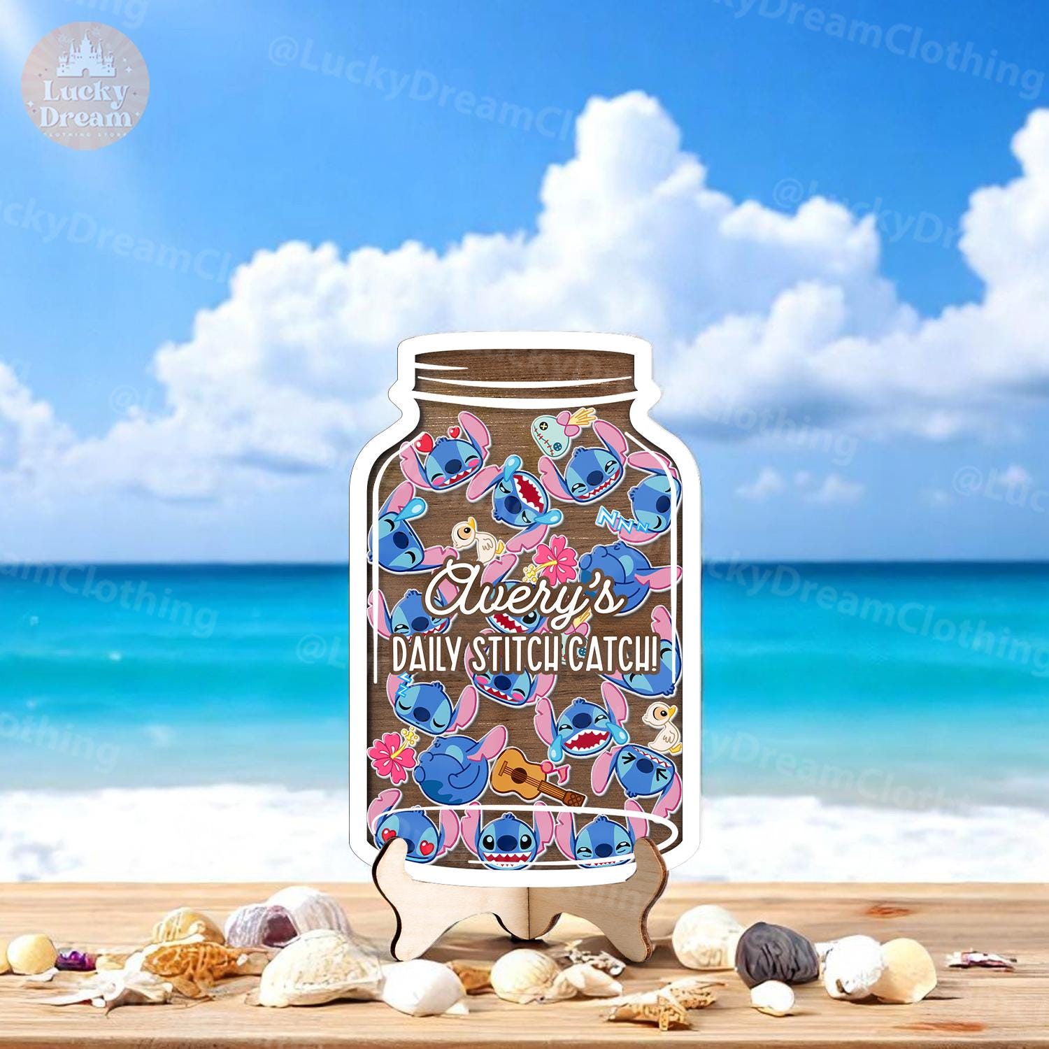 Personalized Disney Stitch Reward Jar for Kids, Back to School Gift ...