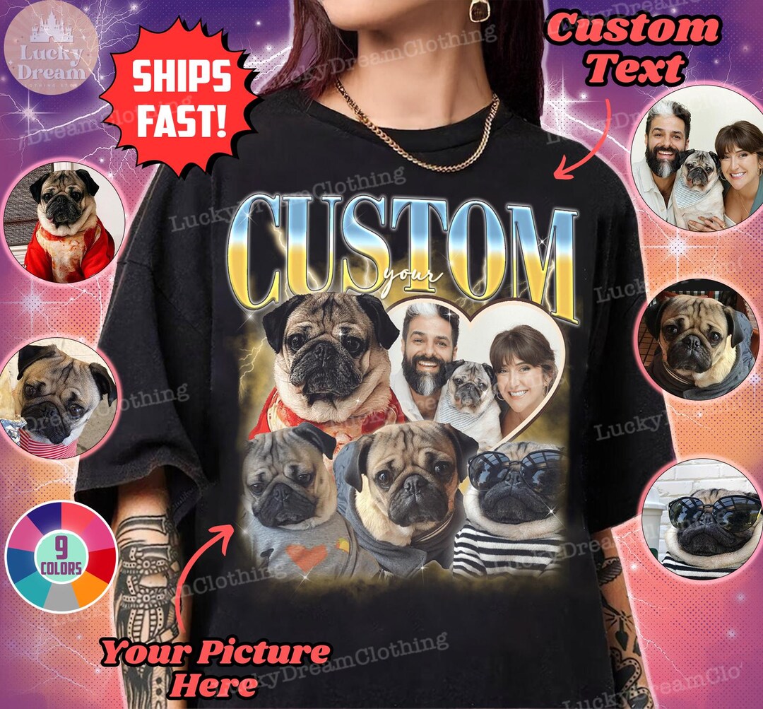 Custom Bootleg Rap Tee, Custom Dog Bootleg Shirt, Custom Pet Shirt ...