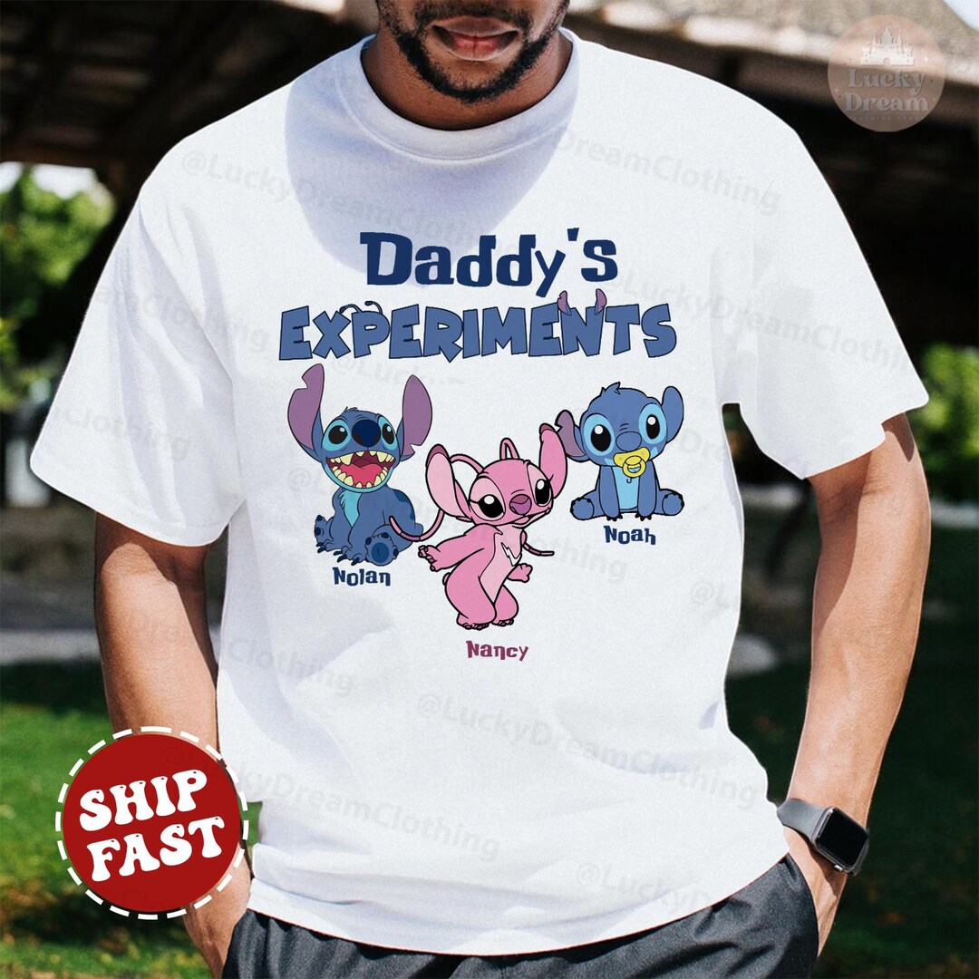 Personalized Stitch 2025 Shirt, Daddy's Experiments Shirt, Stitch ...