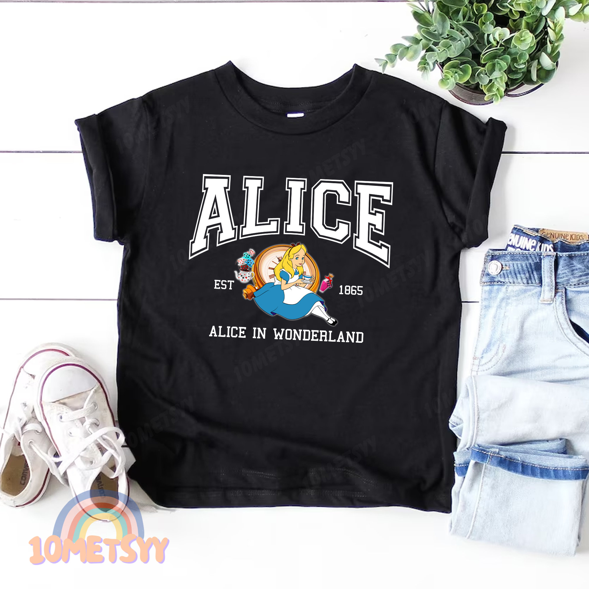Disney Alice in Wonderland Personalized Shirt Alice Disney - Etsy