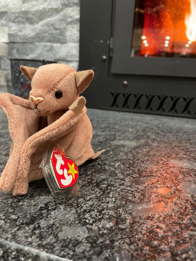 Batty the Bat Beanie Baby. - Etsy