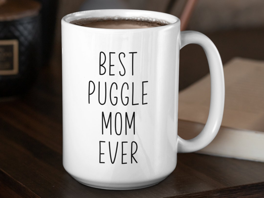 Puggle Custom Coffee Mug Personalized Gifts for Dog Mom Dad Grandparent ...