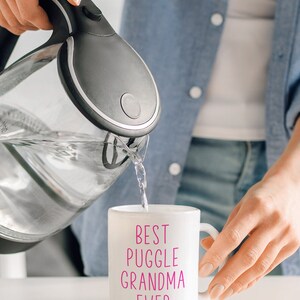Puggle Custom Coffee Mug Personalized Gifts for Dog Mom Dad Grandparent ...