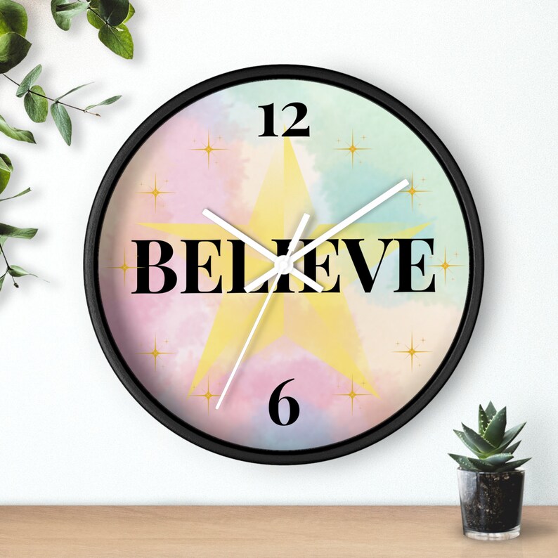 Kids Wall Clock Therapy Office Decor Acrylic Wall Clock - Etsy