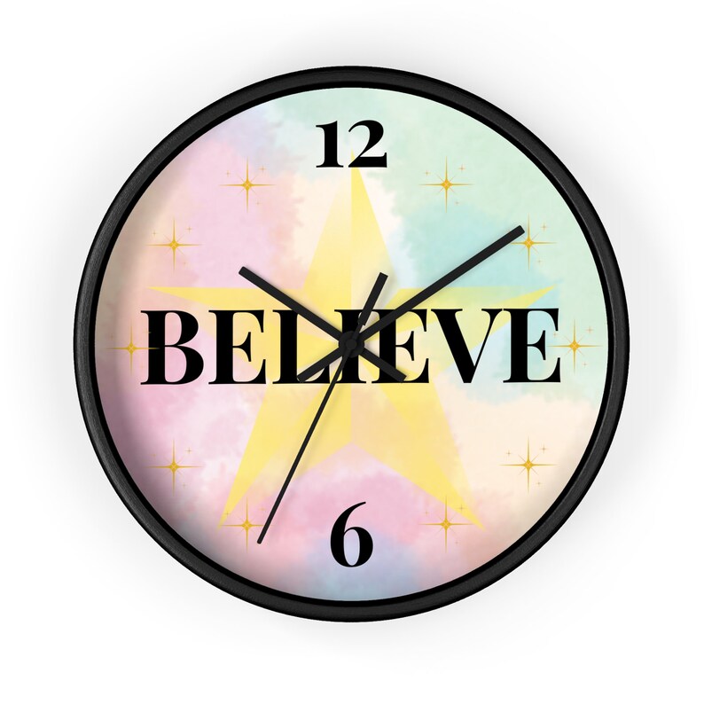 Kids Wall Clock Therapy Office Decor Acrylic Wall Clock - Etsy