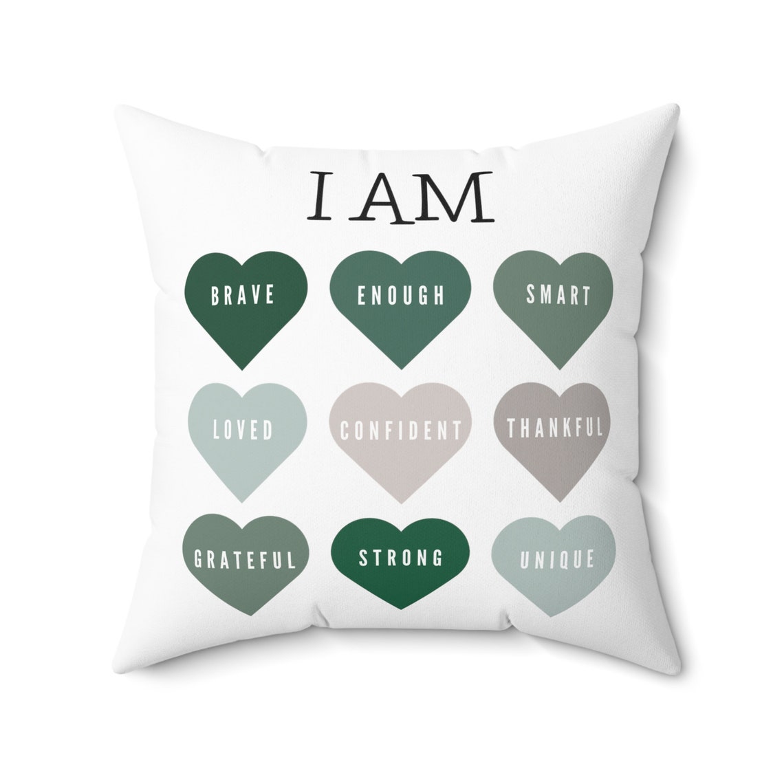 Daily Affirmations Pillow, Self-care Decorative Pillow, Daily Reminders ...