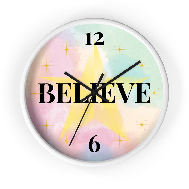 Kids Wall Clock Therapy Office Decor Acrylic Wall Clock - Etsy