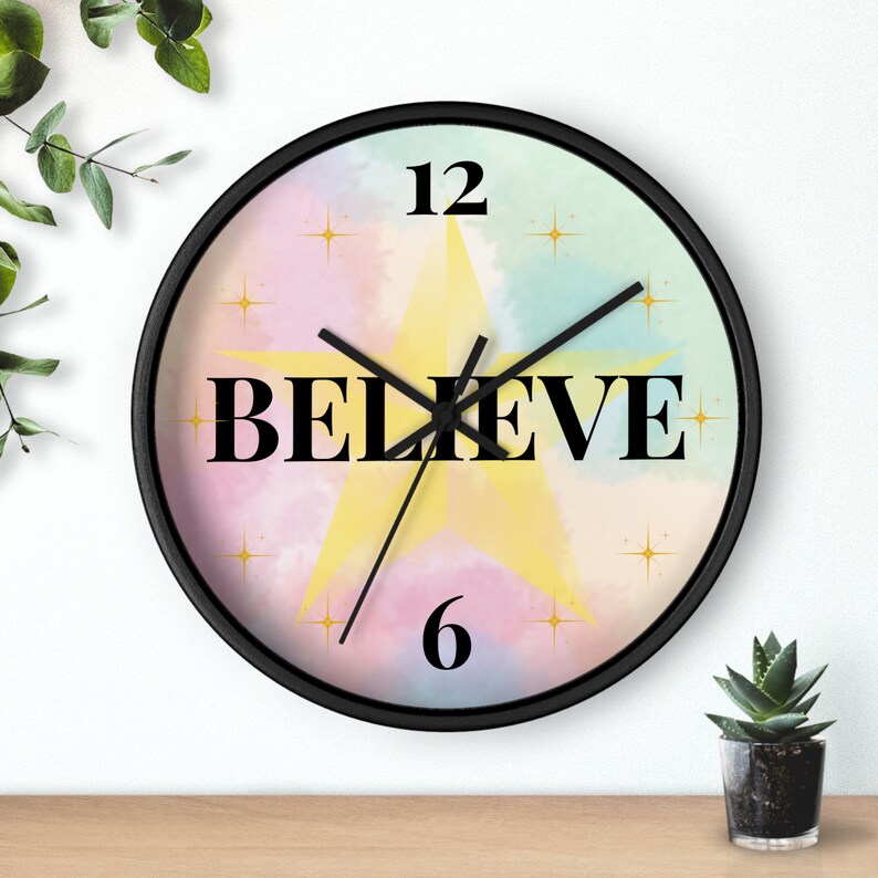 Kids Wall Clock Therapy Office Decor Acrylic Wall Clock - Etsy