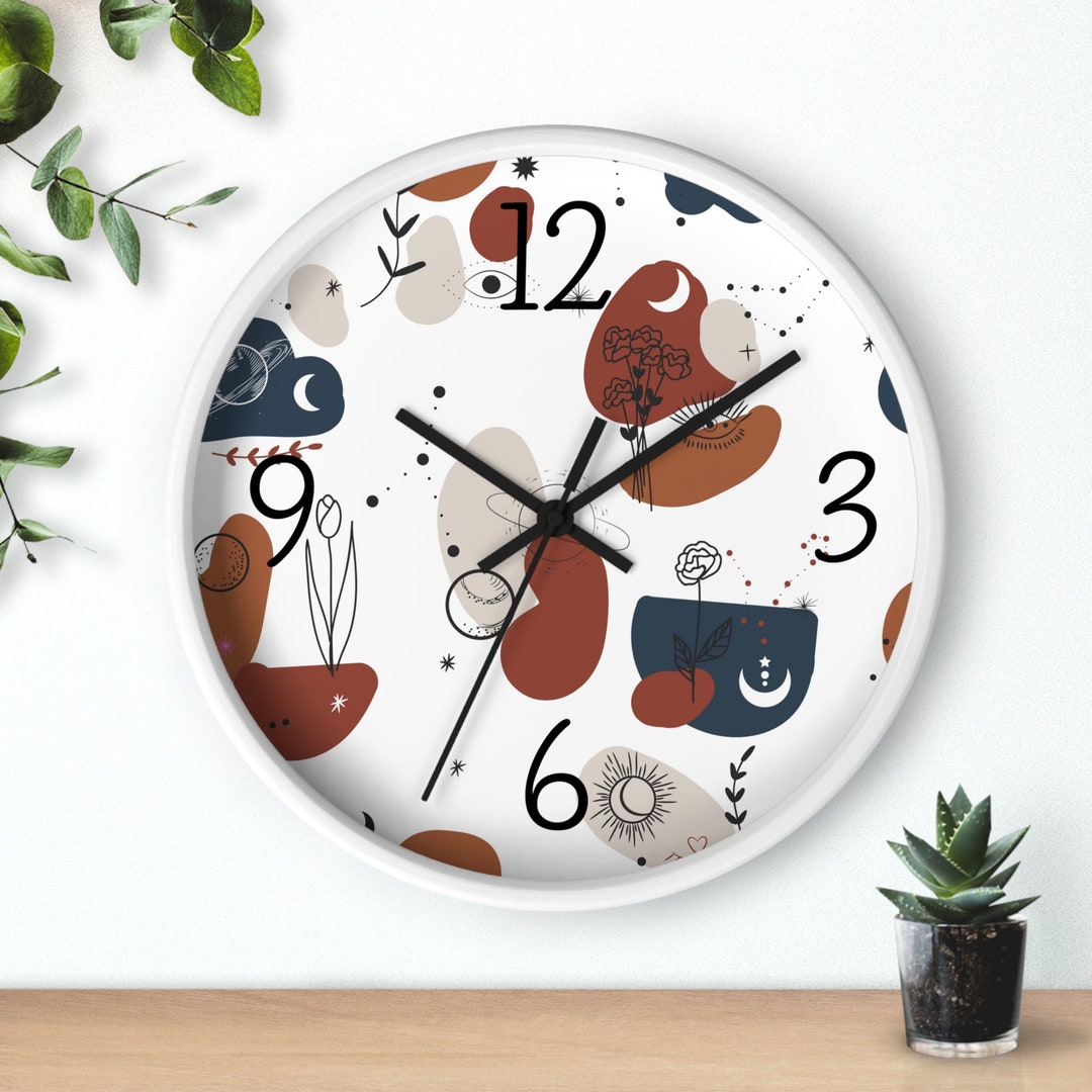 Clock for Kids Room Therapy Office Decor Acrylic Wall Clock - Etsy
