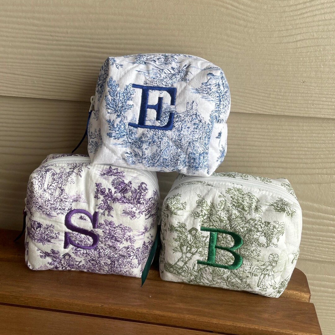 Mini Box Sanitary Pouch,travel Size Skincare Item Bag, Handmade Quilted ...