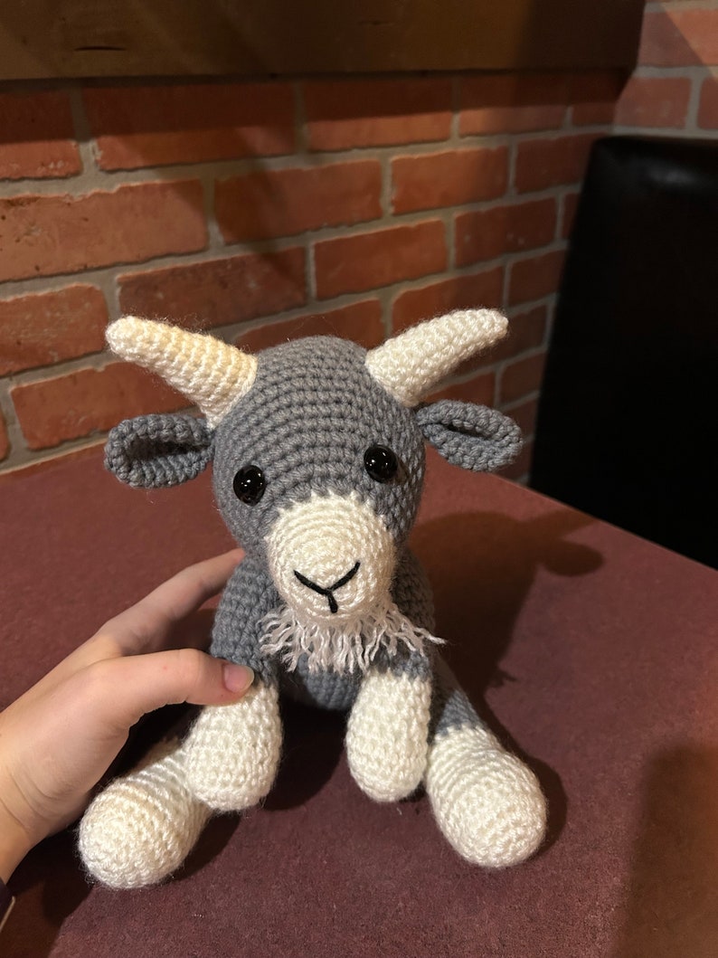 Handmade Crochet Goat - Etsy